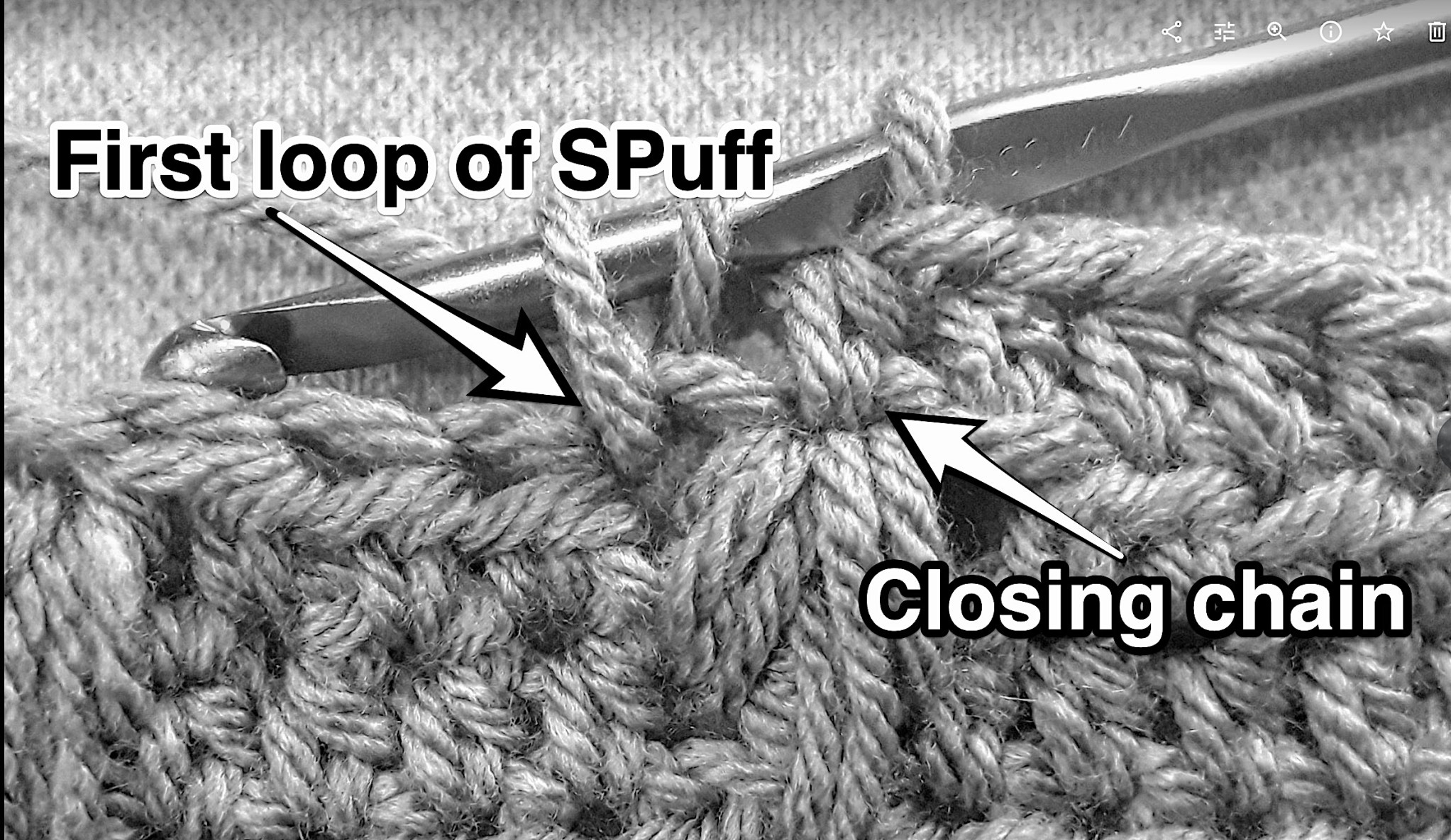 Crochet Howto: Spiked Puff Stitch Tutorial – Rachel Sunshine's Creations